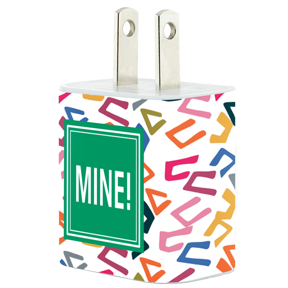 Monogram Marble Phone Charger - Classy Chargers