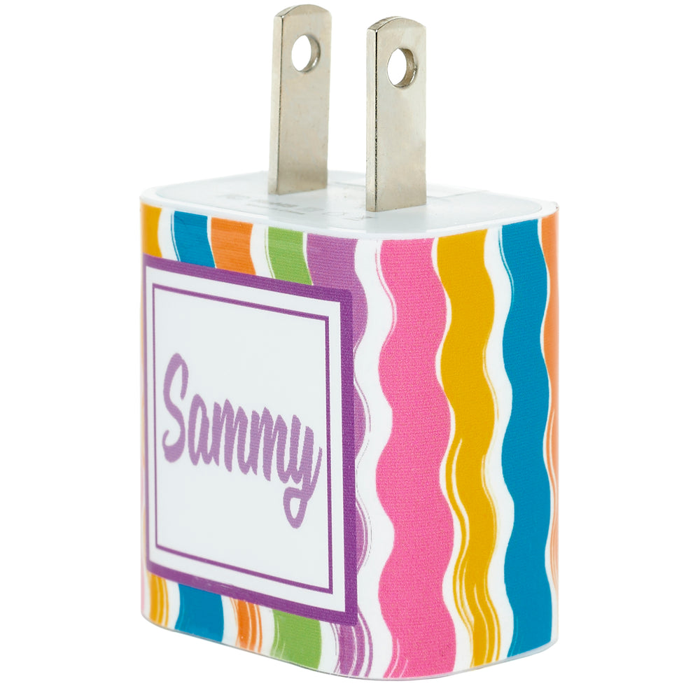 Monogram Marble Phone Charger - Classy Chargers