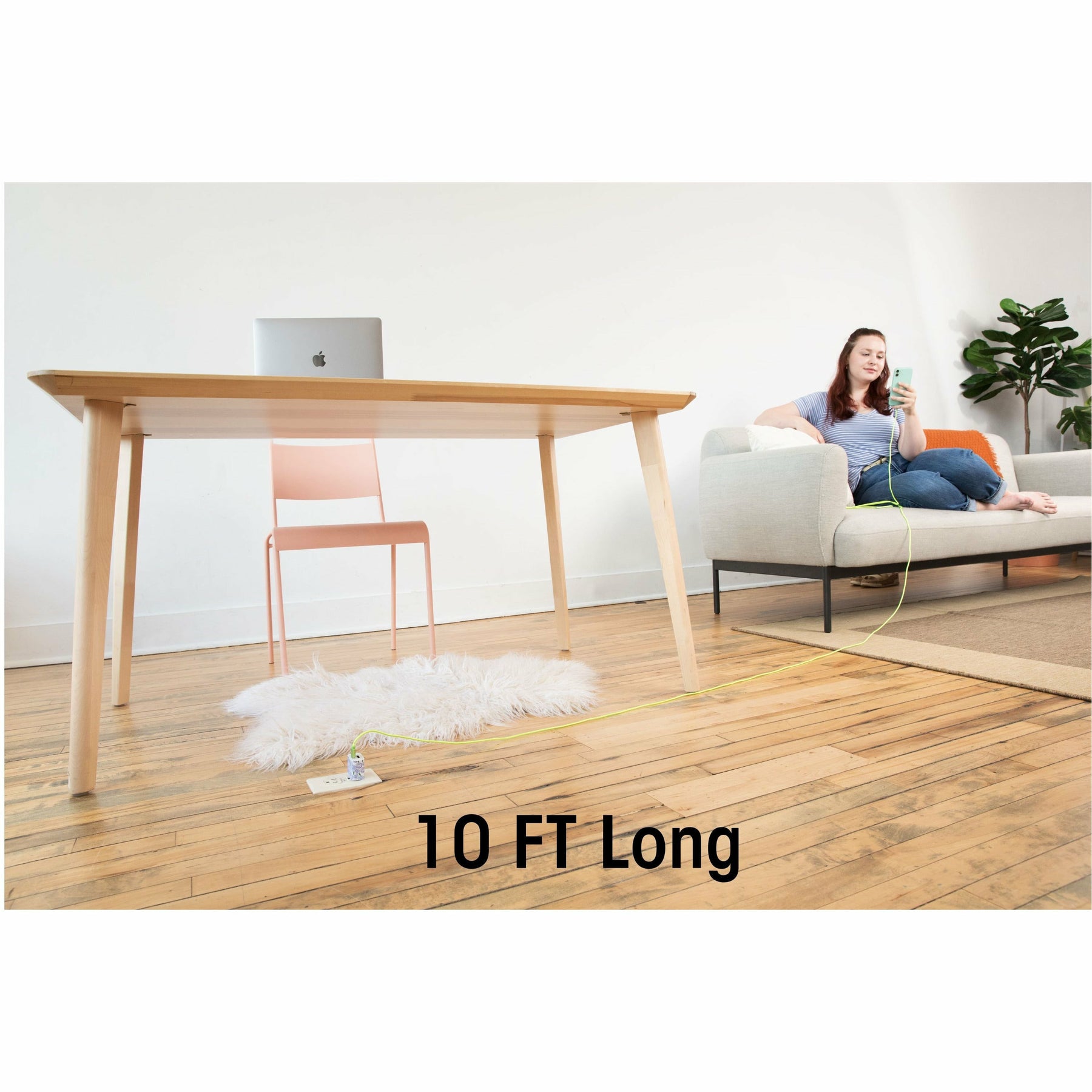 Shop 10 FT Red 3-in-1 USB Cable Online| Classy Chargers