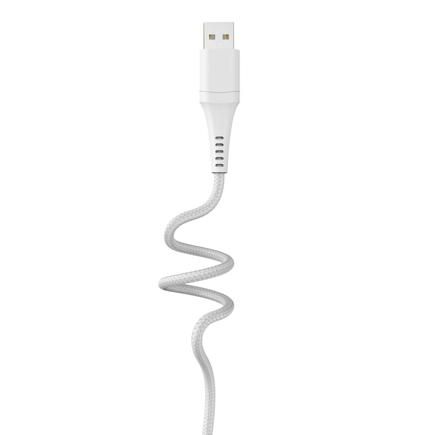 Stack-in-Charger 3 in 1 USB White Cable - Classy Chargers