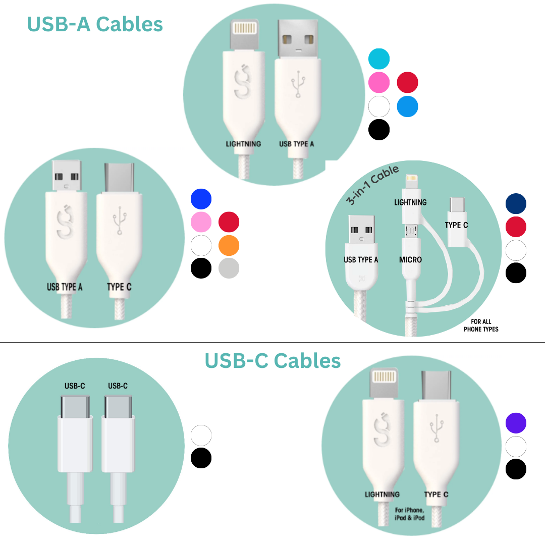 Monogram Marble Phone Charger - Classy Chargers