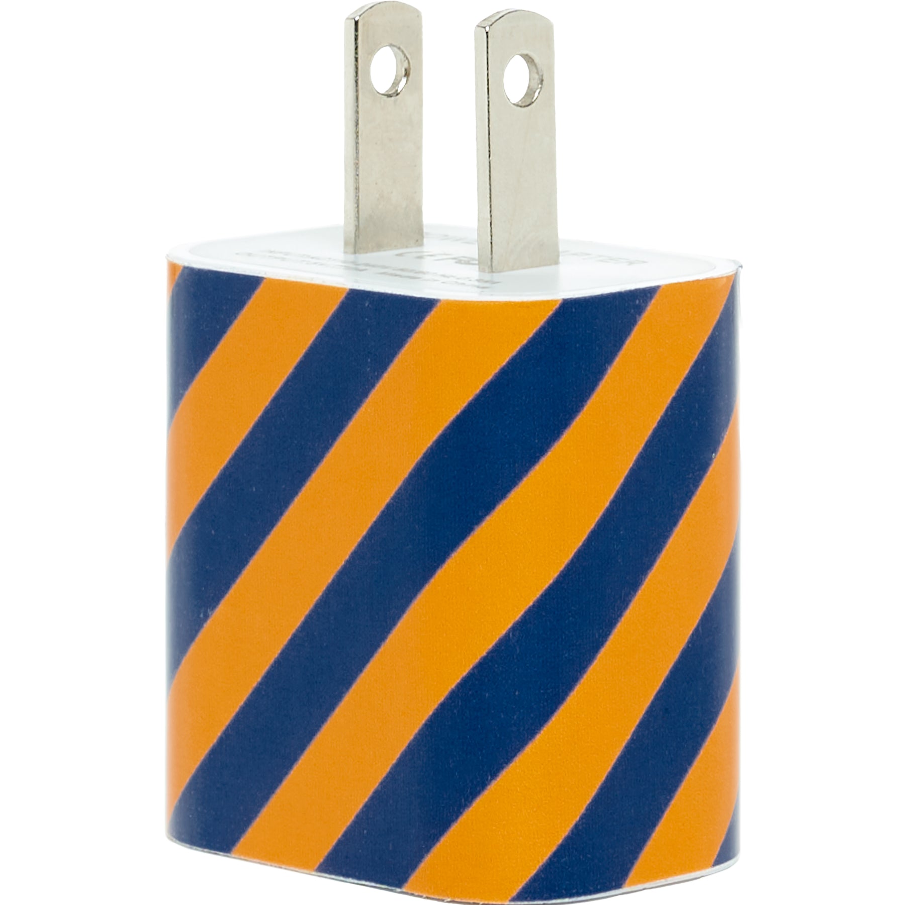 Gold Navy Slant Phone Charger - Classy Chargers